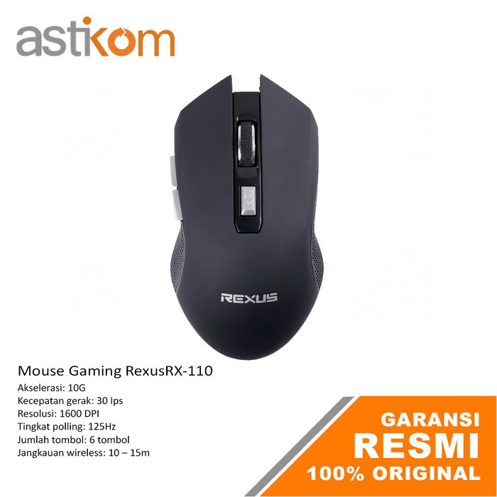 Jual Mouse Gaming Rexus RX110 RX-110 Wireless Avenger | Shopee Indonesia