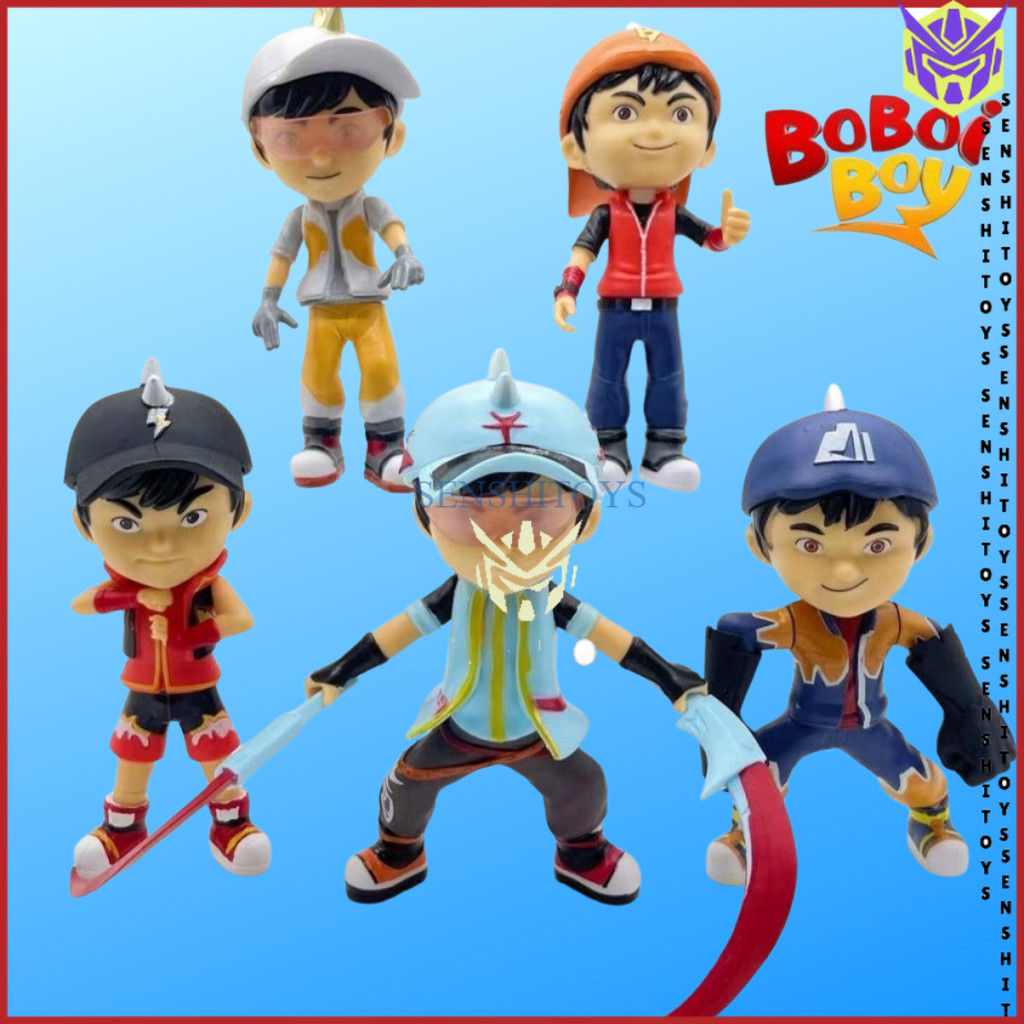 Jual Action Figure Boboiboy isi 5 - Mainan Boboboi Set | Shopee Indonesia