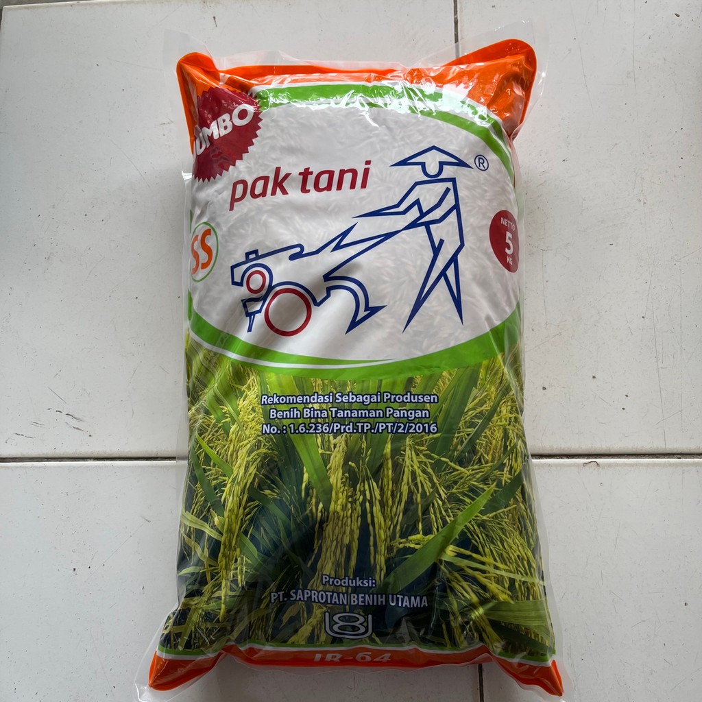 Jual BENIH PADI IR-64 PRIMA SS PAK TANI 5 KG | Shopee Indonesia