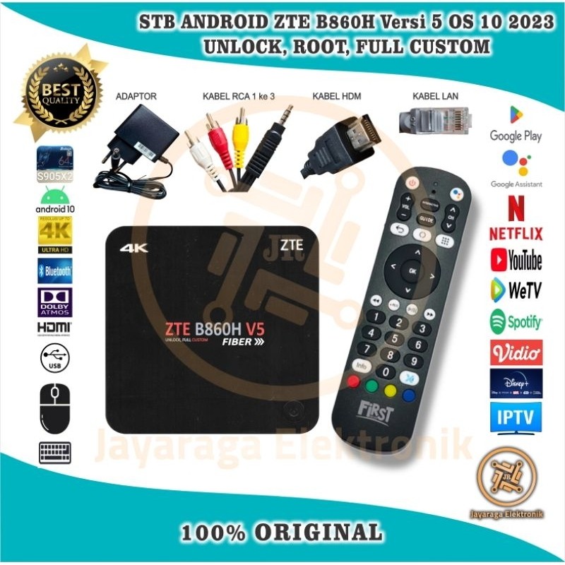 Jual Set Top Box STB Android Smat TV Box B86OH 4K V5 Voice X1 Update TERBARU NEW UI | Unlock ...
