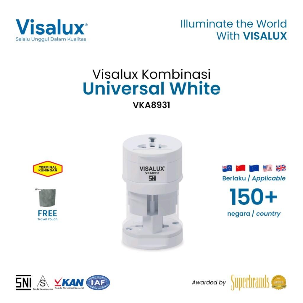 Jual Travel Adaptor Universal Colokan Luar Multi Plug Combination Universal Visalux Vka8931 ...