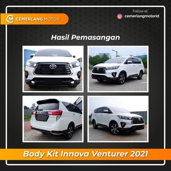 Jual Bodykit Innova Reborn 2020 2021 2022 2023 2024 2025 Venturer Facelift BODYKIT VENTURER ...