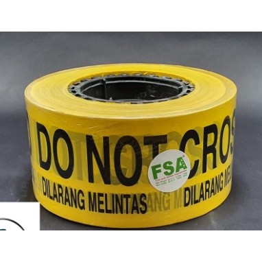 Jual barricade Line/Safety/Police 3"X300m (Tulisan: Do Not Cross ...