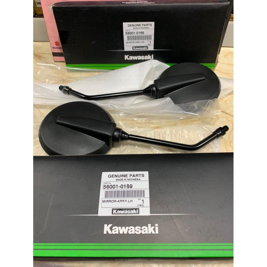 Jual KACA SPION SET KLX 150 ASLI ORI KAWASAKI | Shopee Indonesia