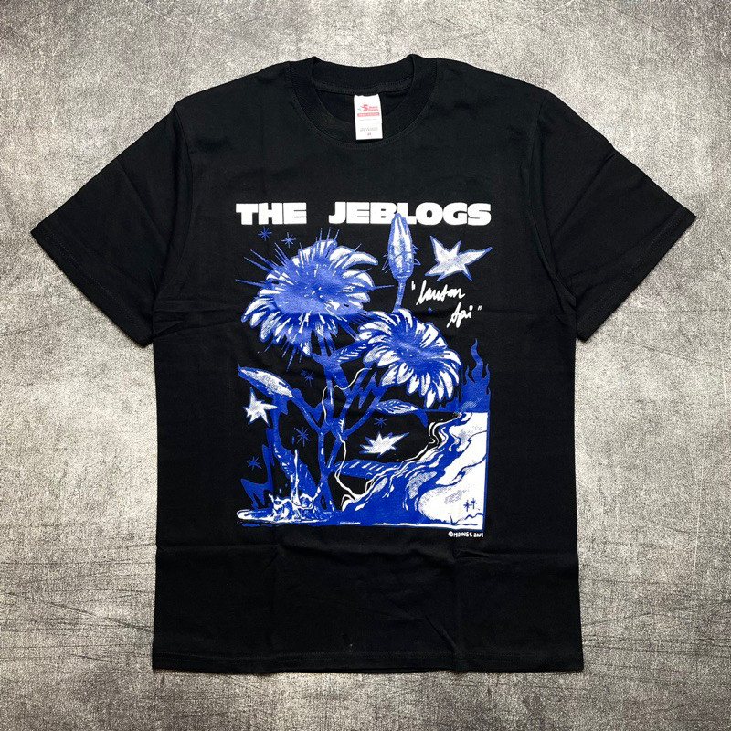 Jual Tshirt THE JEBLOGS - LAUTAN API BLACK Kaos Merchandise Bahan ...