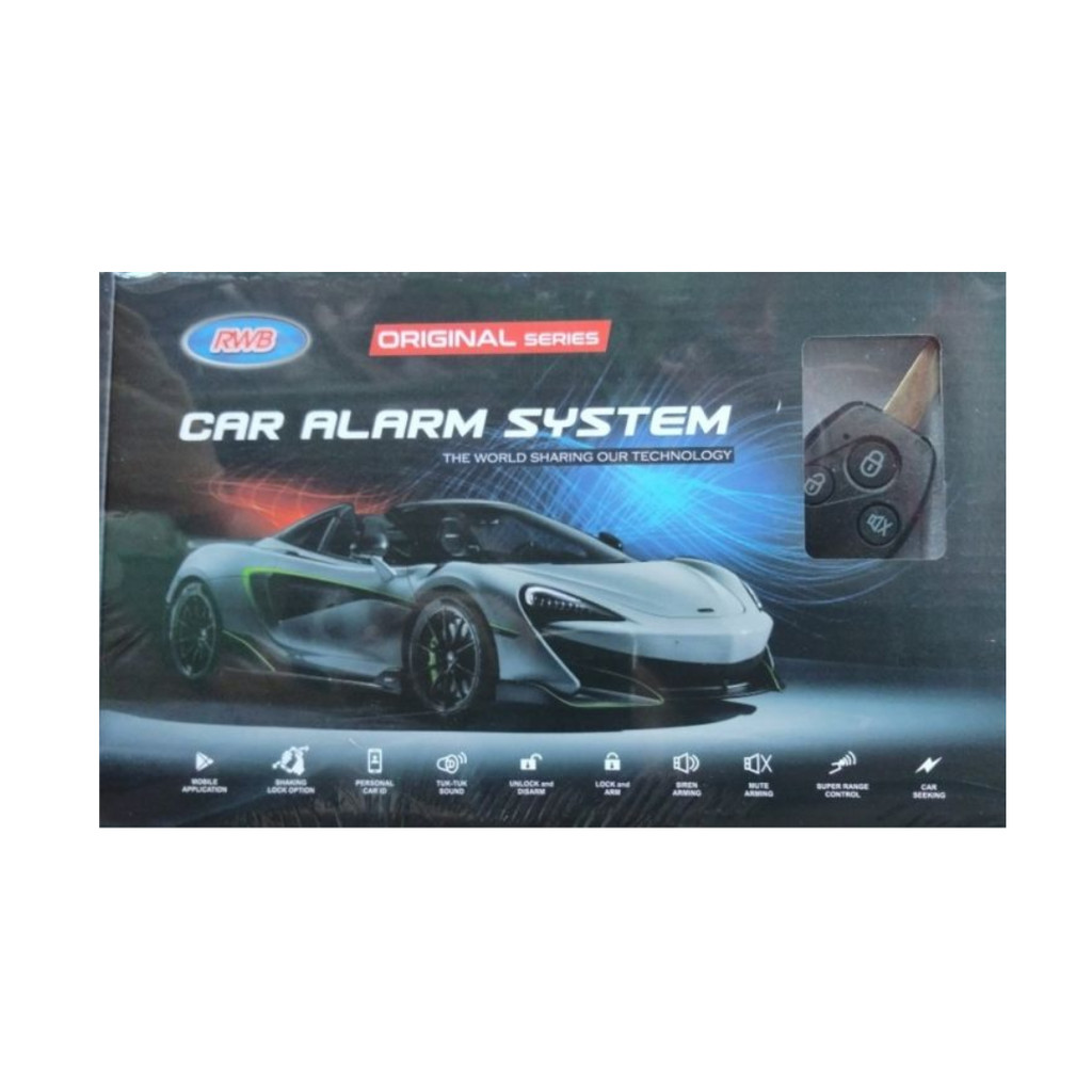 Jual Alarm Mobil RWB Original Kontrol Lewat Aplikasi HP Android RBT ...