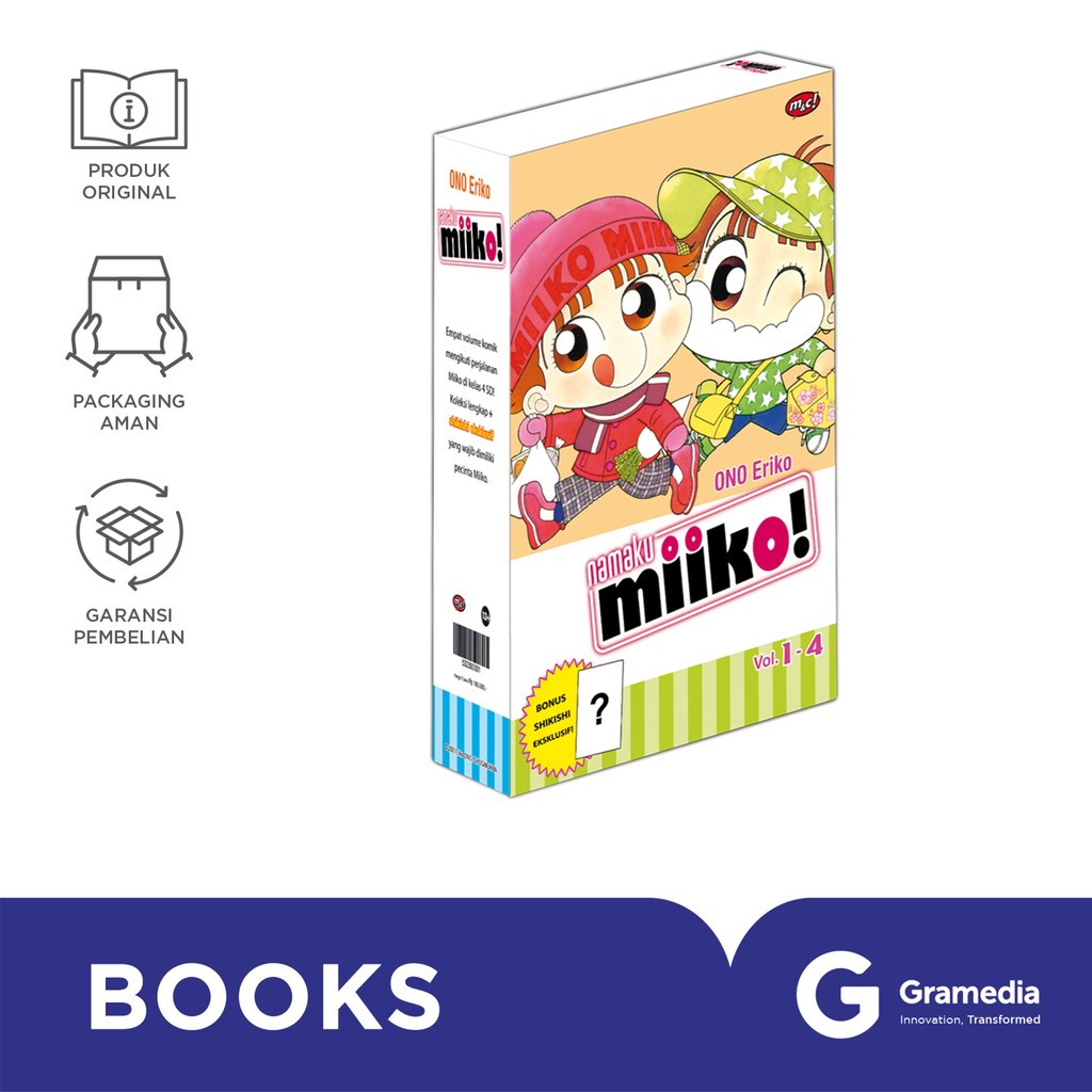 Jual Namaku Miiko Box set 4 in 1 (Ono Eriko) | Shopee Indonesia
