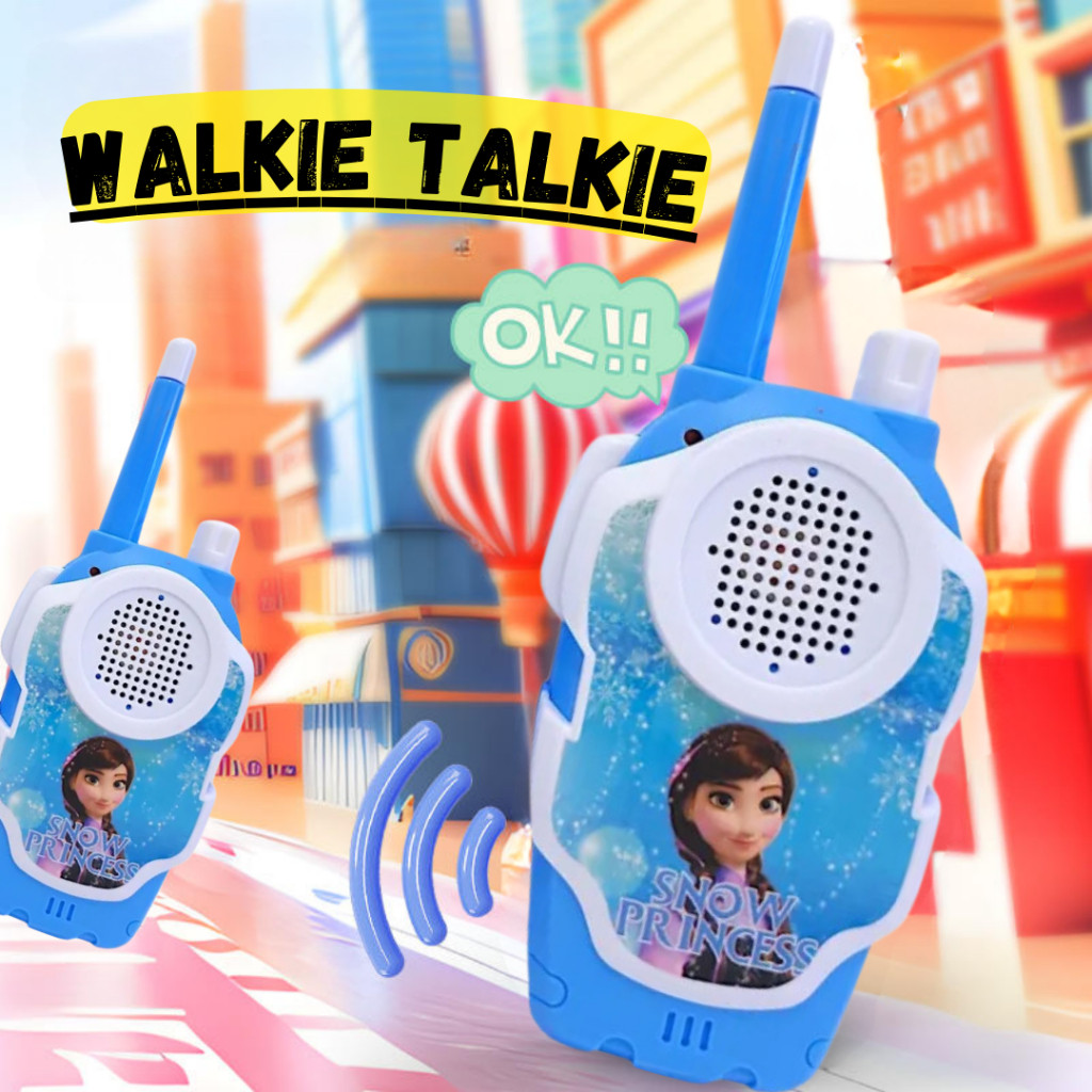 Jual Walkie Talkie Frzen Mainan Anak Perempuan Telepon Edukasi Seru dan ...
