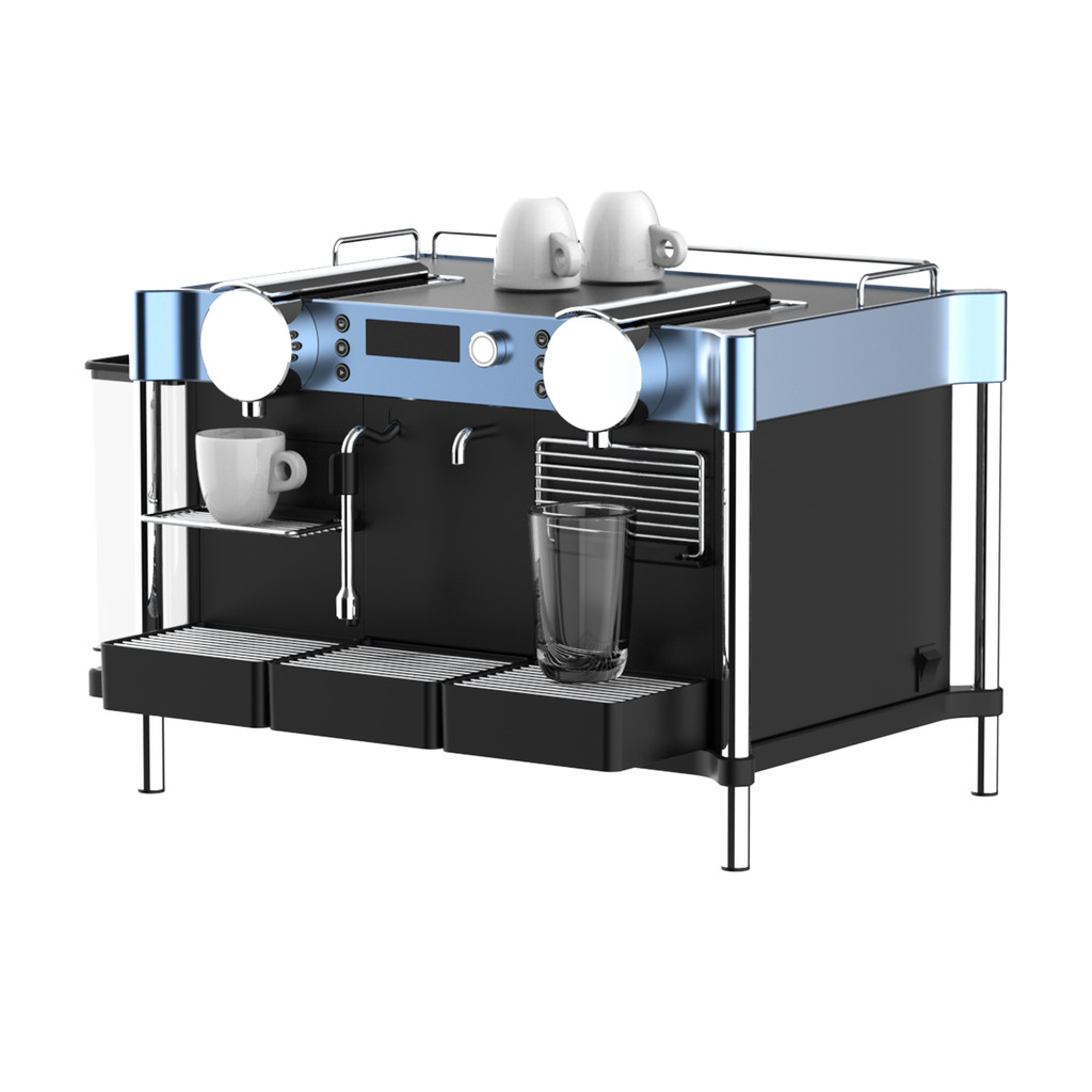 Jual Commercial Fully Automatic Coffee Machine Semi-automatic Espresso ...