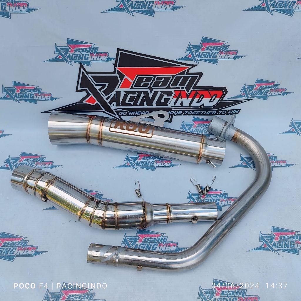 Jual Exhaust 1set Kou mahachai 51mm Open Spec Big elbow For ...