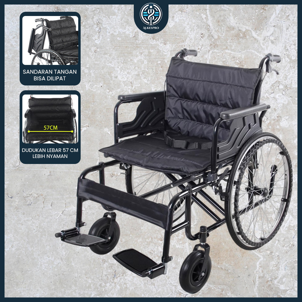 Jual QG Kursi Roda Jumbo Big Size 150kg | Shopee Indonesia