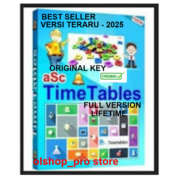 Jual aSc TimeTables 2025 Original Key / ASC TimeTables Lisensi Original ...
