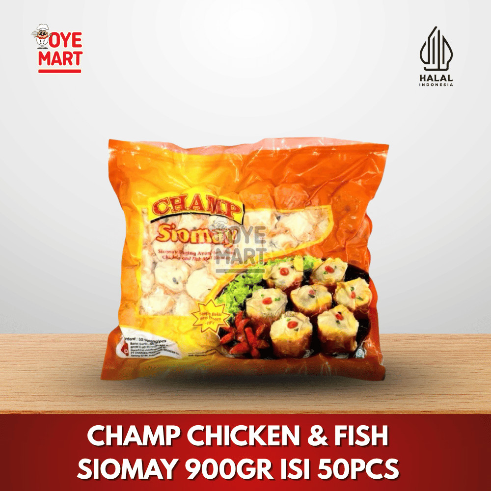 Jual CHAMP CHICKEN & FISH SIOMAY 900GR ISI 50PCS SIOMAY AYAM DAN IKAN ...