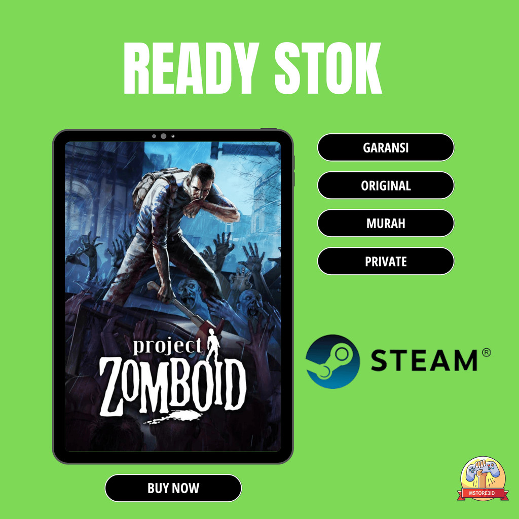 Jual [STOK READY] Project Zomboid / STEAM / Game PC / Games Computer / Original Steam Download ...