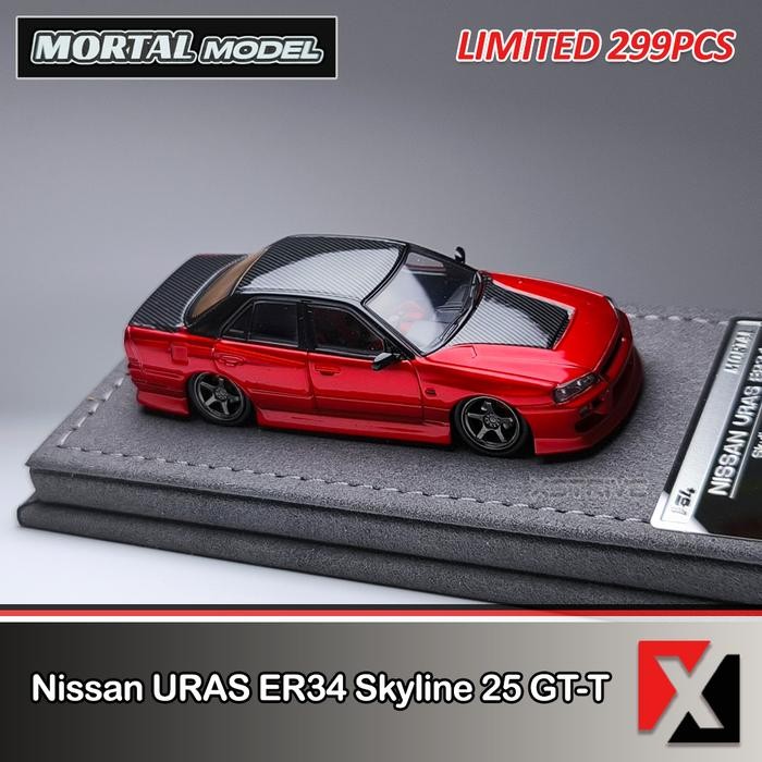 Jual MORTAL x BOOM Coffee 1:64 Nissan URAS ER34 Skyline 25GT-T Carbon ...