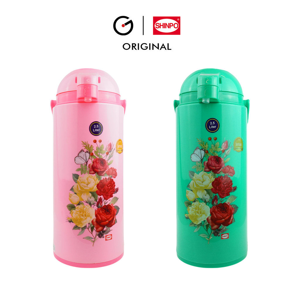 Jual Shinpo Termos Air Panas & 2.5 Liter Thermos Celsius Vacuum Flask ...