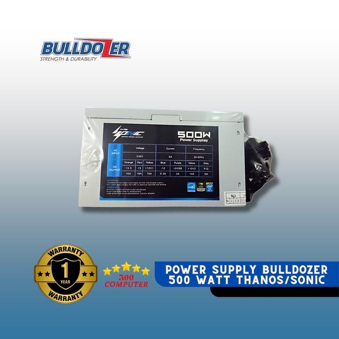 Jual Power supply bulldozer 500 watt Thannos - PSU Komputer 500w ...
