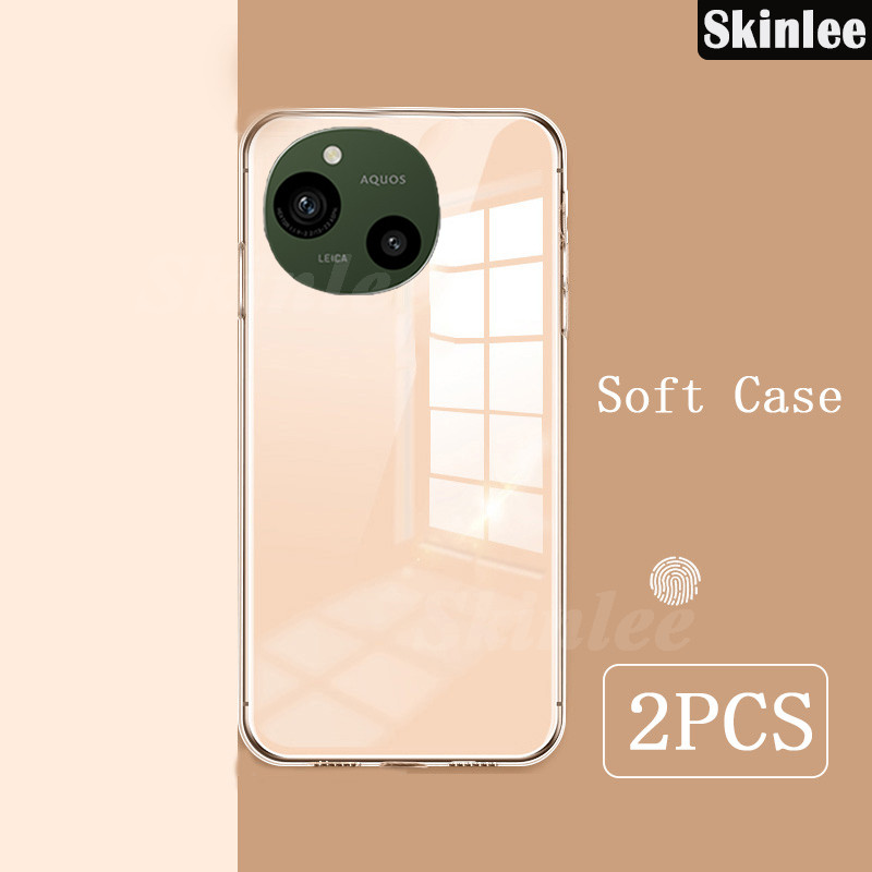 Jual 2 Potongan untuk Sharp Aquos R9 Pro Case Soft Transparan Anti ...
