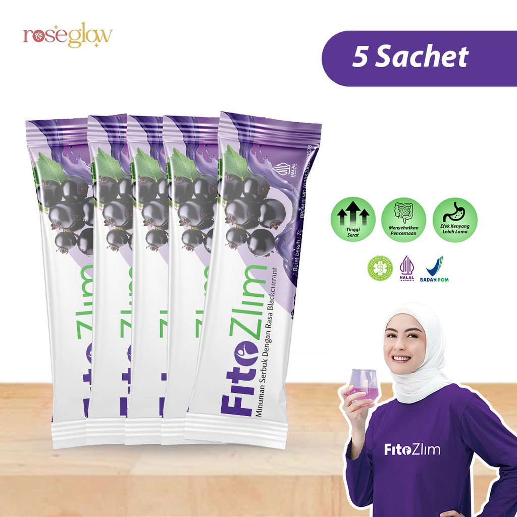 Jual FitoZlim 5 Sachet Fiber Drink, Minuman Diet Tanpa Mules ...