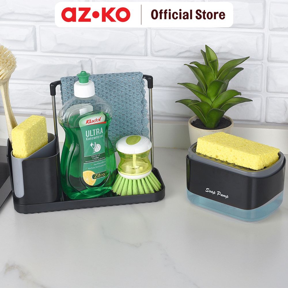Jual AZKO Stora Tempat Alat Cuci Piring Dengan Dispenser Sabun - Mix ...