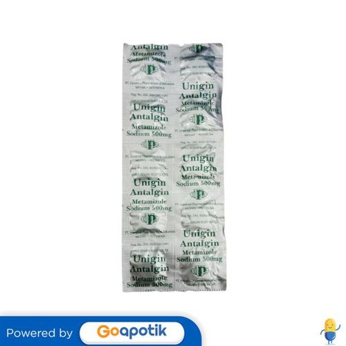 Jual Unigin 500 Mg Strip 10 Kaplet | Shopee Indonesia