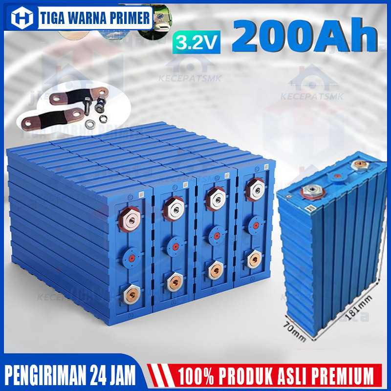 Jual 200Ah CATL/BYD Baru Lifepo4 Baterai 3.2V 200Ah lifepo4 Baterai cell Lithium iron phosphate ...