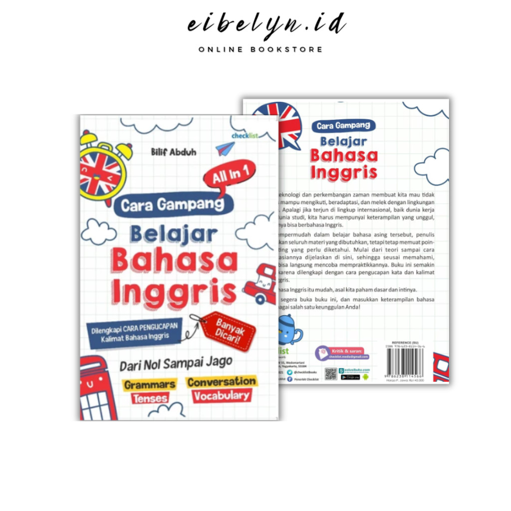 Jual Buku Cara Gampang Belajar Bahasa Inggris All in 1 - Checklist ...