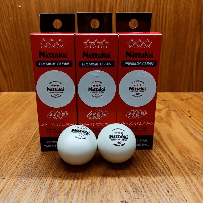 Jual Bola Tennis Meja NITAKU PREMIUM 40+ 3* Isi 3 (100% ORIGINAL) | Shopee Indonesia