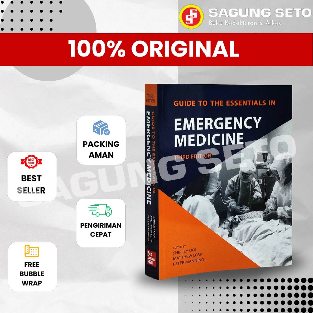 Jual GUIDE TO THE ESSENTIALS IN EMERGENCY MEDICINE 3 EDITION / PROF ...
