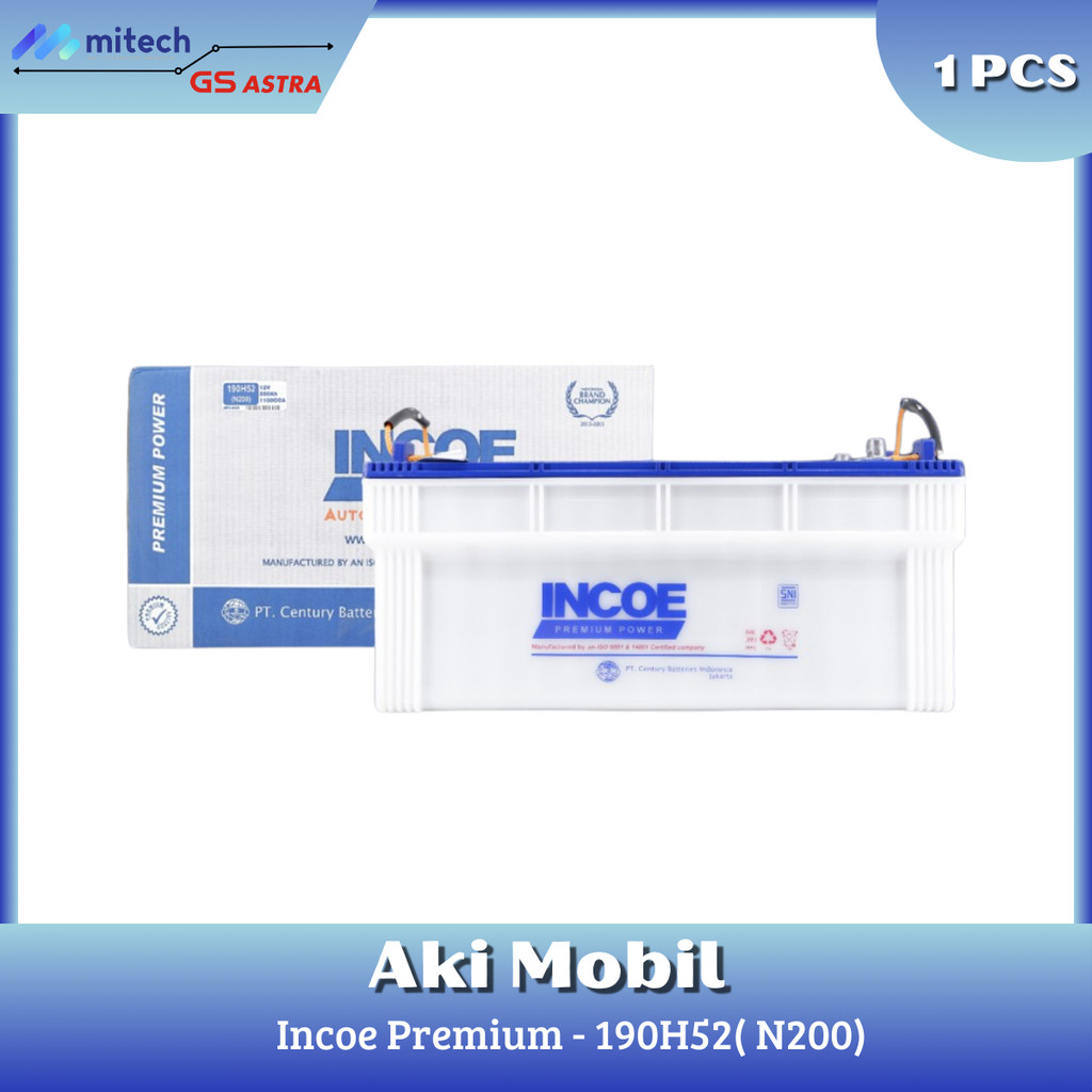 Jual Incoe Premium Astra Aki Basah Forklift N200 12V / 200 Ah | Shopee ...