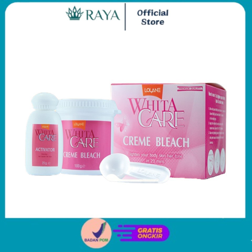 Jual RAYA LOLANE Whita Care Creme Bleach (Bleaching Badan) 62g / 125g ...