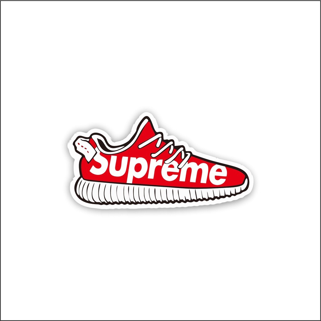 Jual Stiker Sticker Case Supreme Sepetu red Blue Black White Phone Logo ...