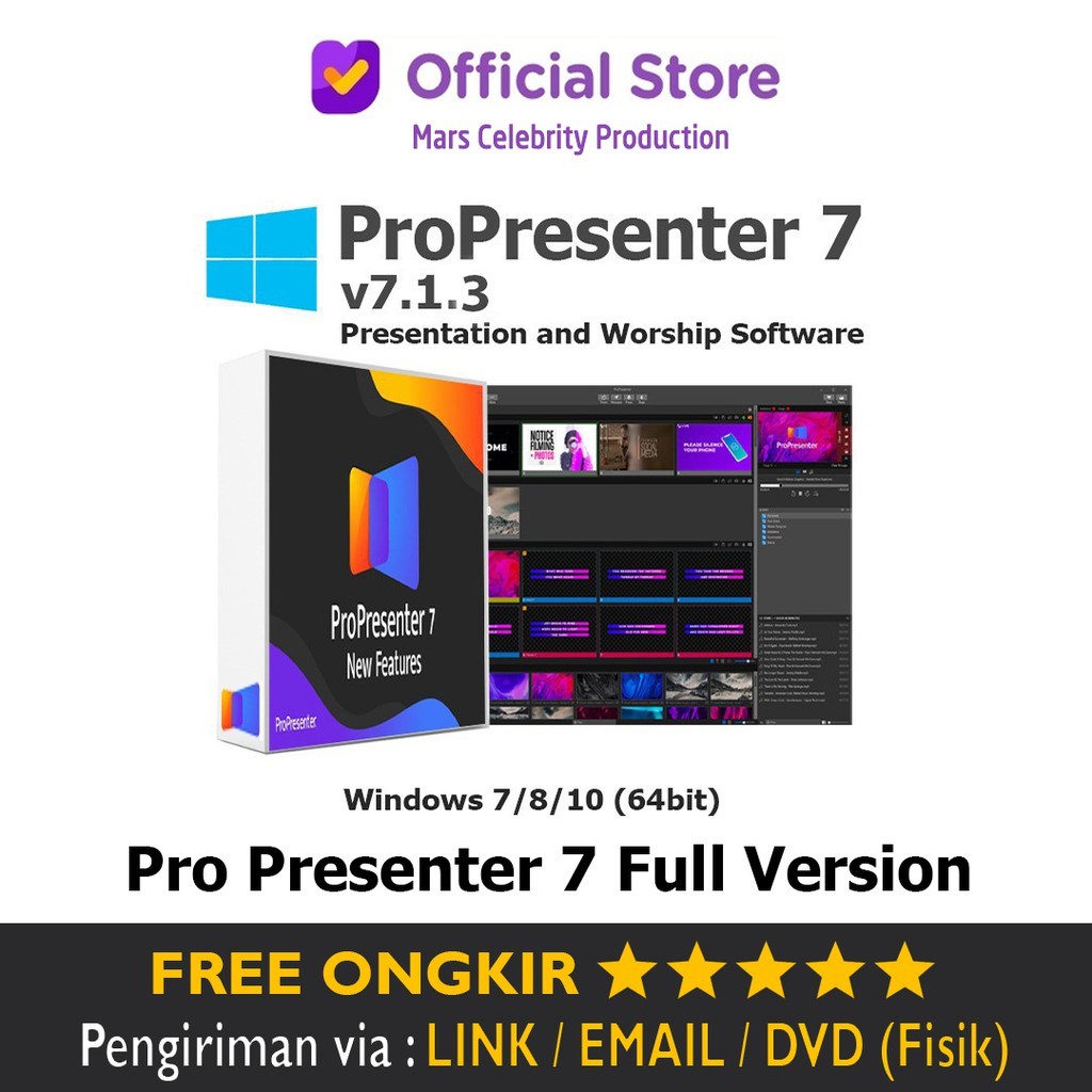 Jual Software ProPresenter 7 Full Version Pro Presenter Terbaru Lifetime Premium | Shopee Indonesia