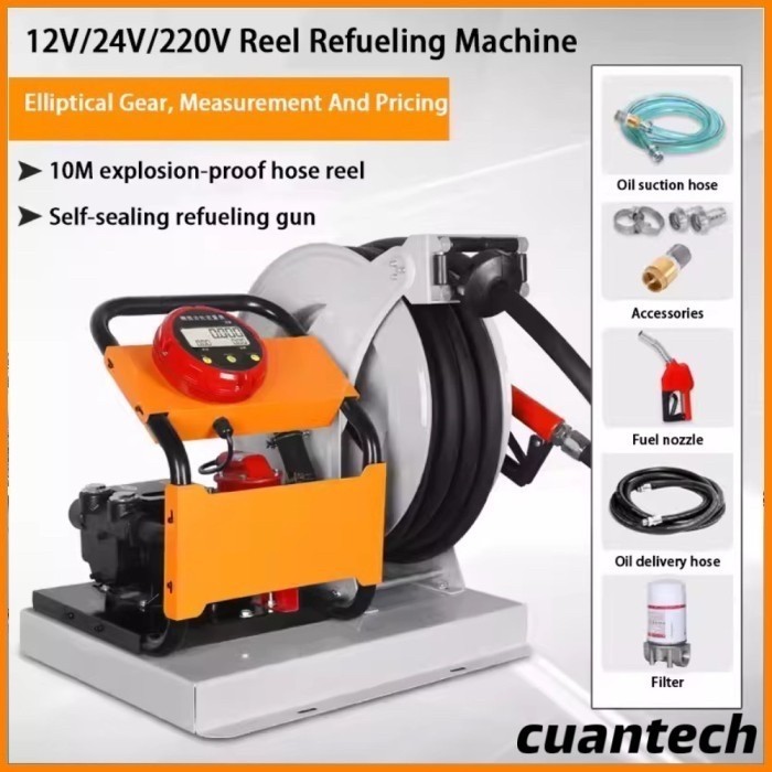 Jual POMPA TRANSFER DISPENSER BBM FLOWMETER DIGITAL MINYAK SOLAR AC ...