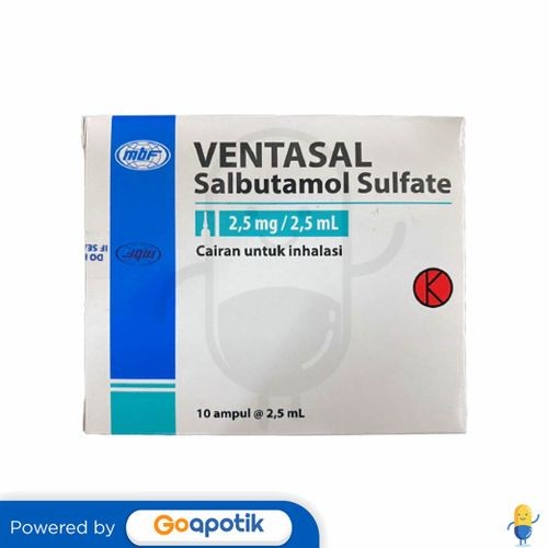 Jual Ventasal 2.5 Mg/2.5 Ml Cairan Inhalasi 2.5 Ml Box 10 Ampul | Shopee Indonesia