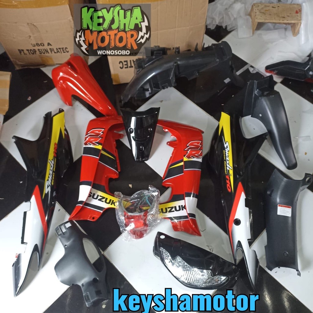 Jual FULL BODY SUZUKI SMASH LAMA OLD 110 BODY HALUS DAN KASAR WARNA ...