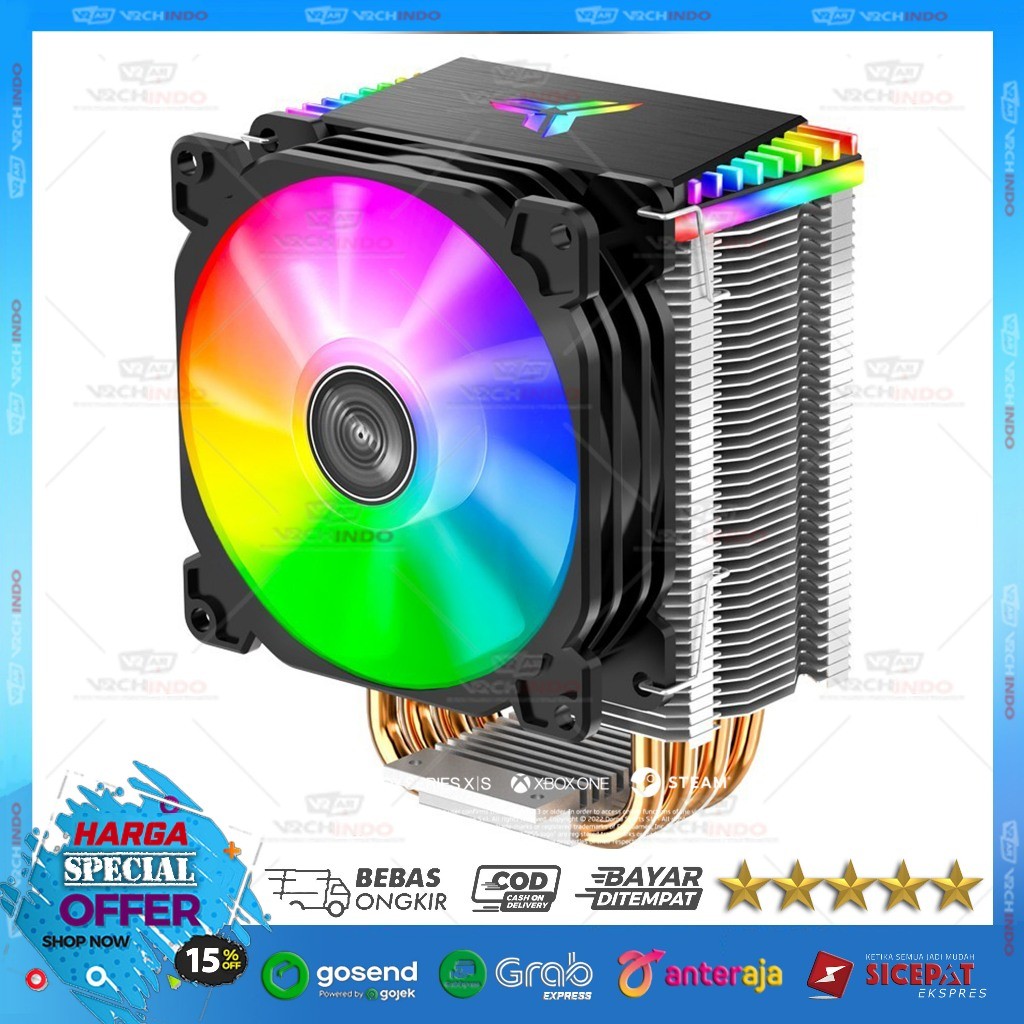 Jual Fan Processor CR-1400 RGB 120mm / Heatsink RGB 4 Pin / Heat Sink ...