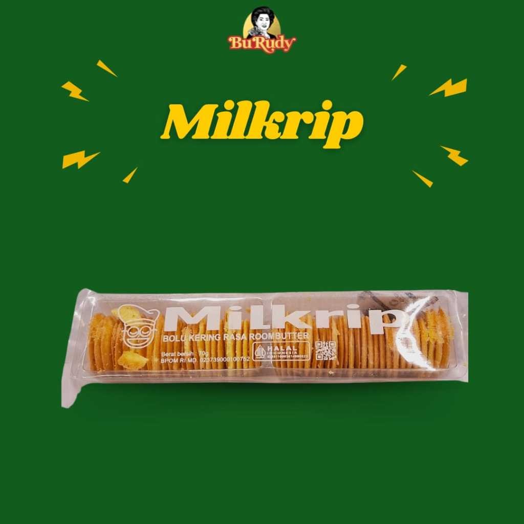 Jual Milkrip Cookies Kue Bolu Kering Milk Roombutter Susu 70g | Shopee ...