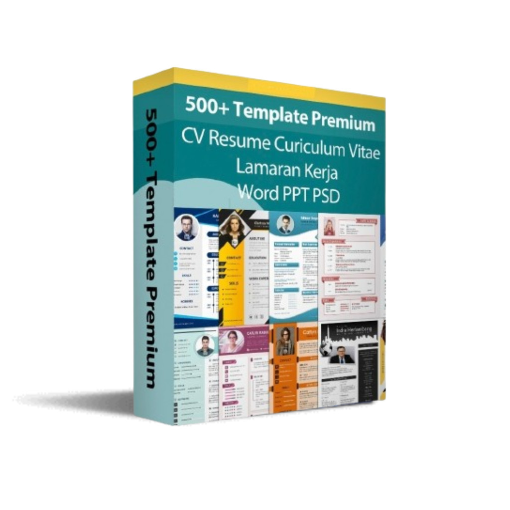 Jual 500+ Template CV & RESUME Premium (New) - CV Resume Curiculum ...