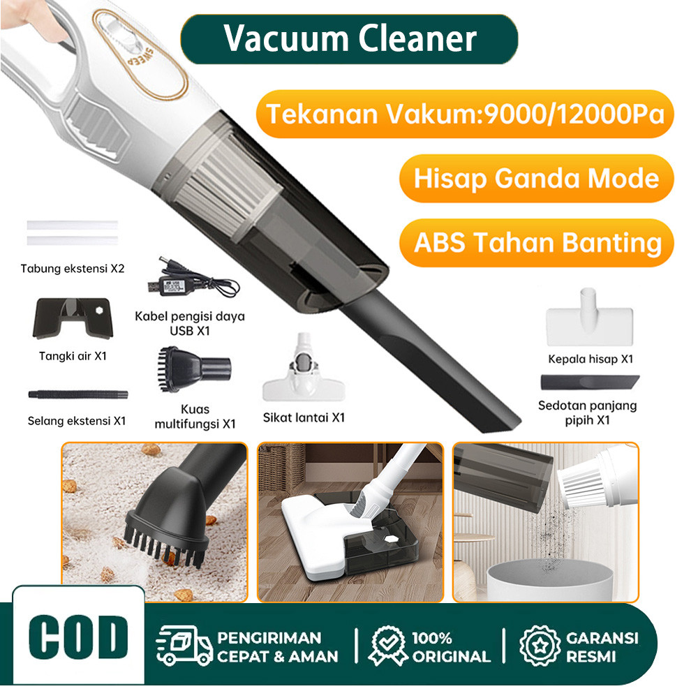 Jual Vacuum Cleaner 12000PA 6 IN 1 Penyedot Debu Portable Cordless ...