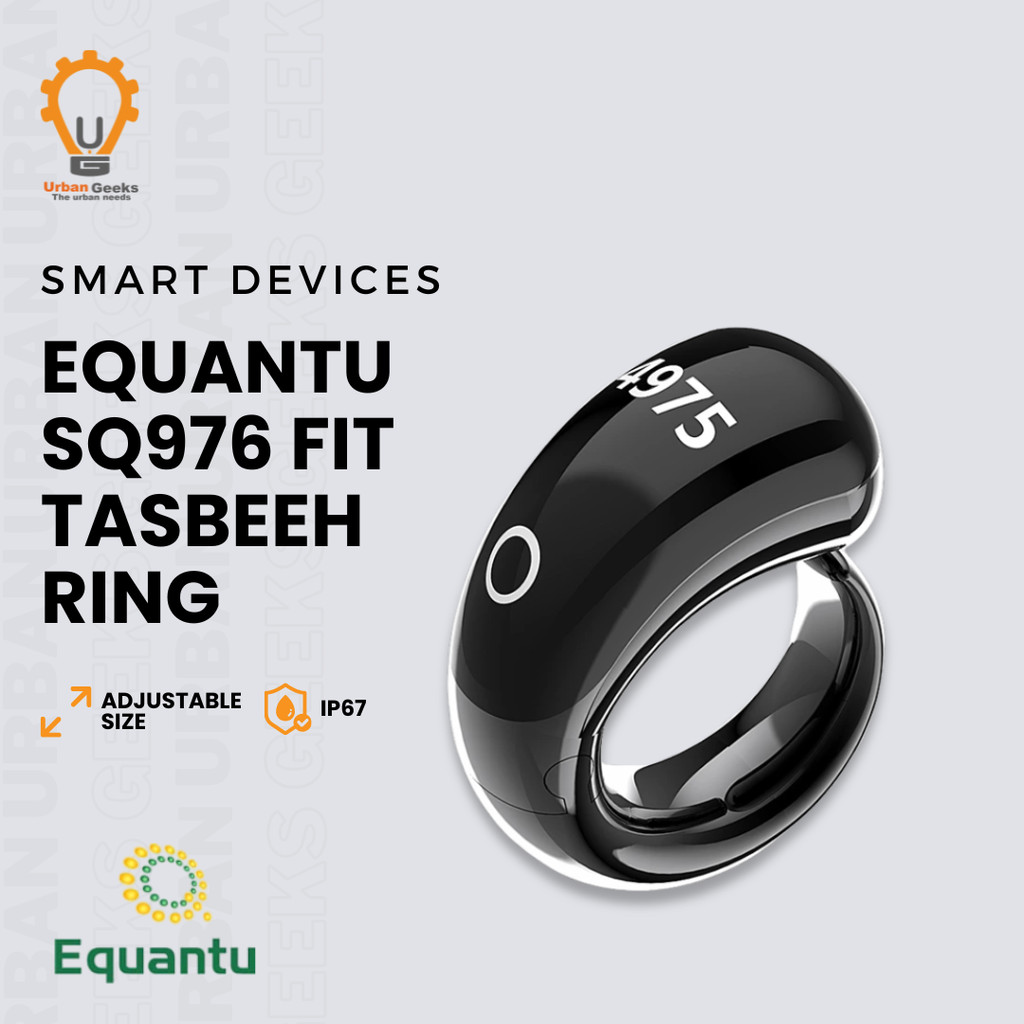 Jual Cincin Dzikir Digital Equantu SQ976 Smart Tasbih Ring Wireless ...