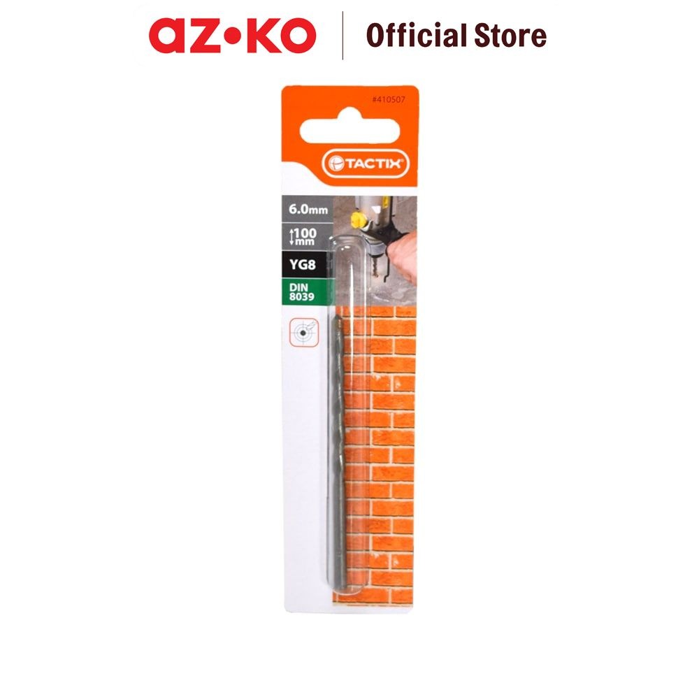 Jual AZKO Tactix Mata Bor Beton 6 Mm Drill Tools Drill Hole Bit Alat Perkakas Perlengkapan ...