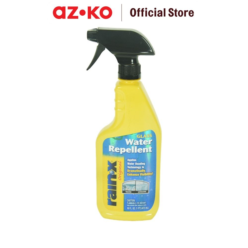 Jual AZKO Rain-X Coat 473 ml Water Repellent Kaca Mobil Glass Cleaner ...