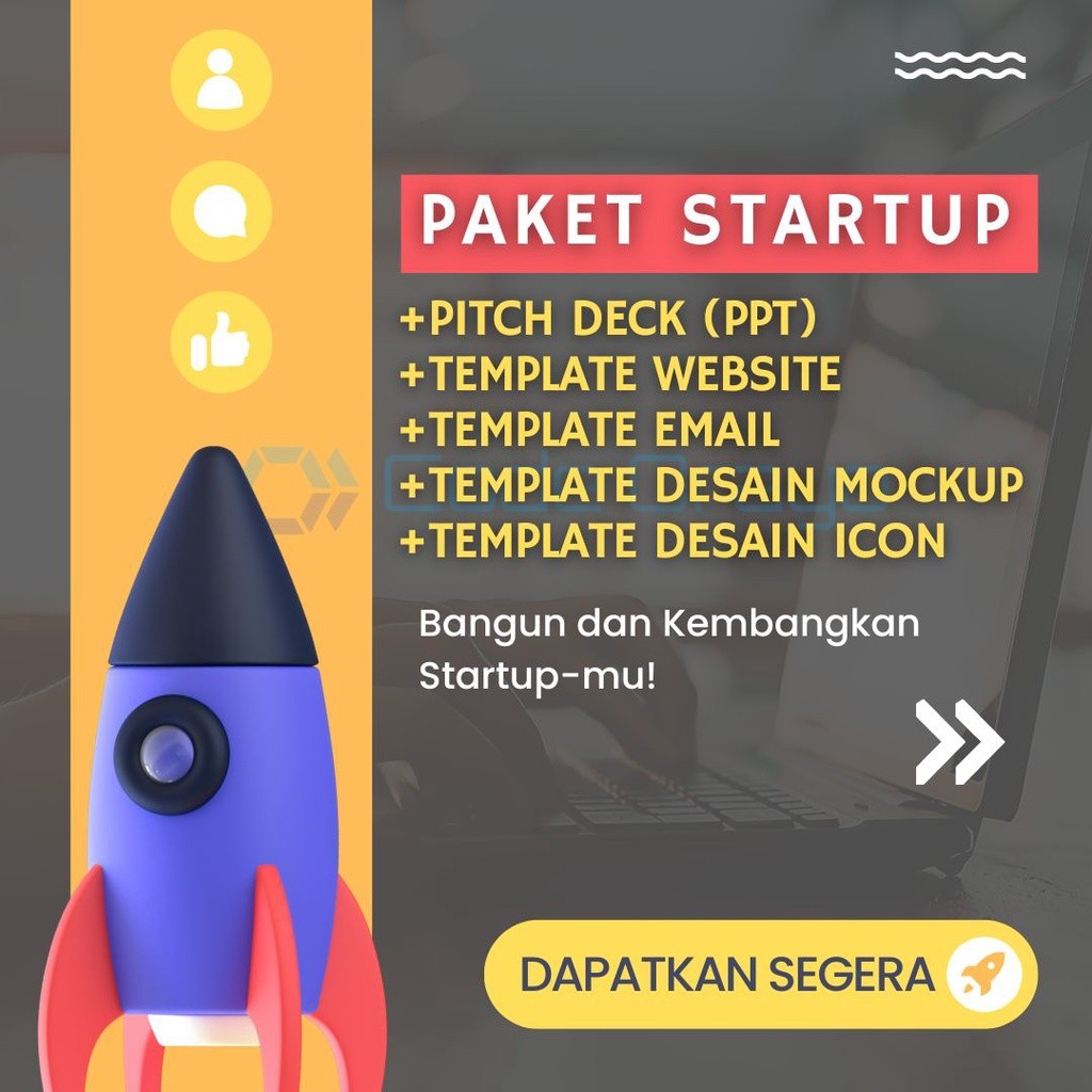 Jual Paket Startup - Pitch deck + Template Aplikasi + Mockups + Desain ...