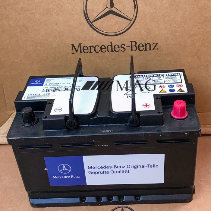 Jual AKI Mercedes Benz 80AH 800A (EN) W205 W213 W253 W157 W177 W247 ...