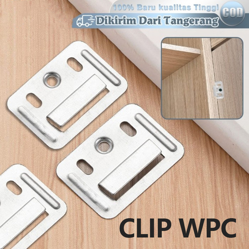 Jual 【COD】Klip Besi Wallpanel Buckle Bracket Clip Wallpanel / Clip Wood ...