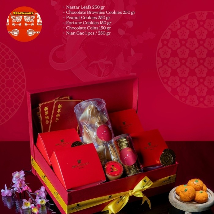 Jual Hampers Imlek 2025 JW Marriot Medan / Parcel Imlek Kue Kering JW Marriot 2025 / Hampers ...
