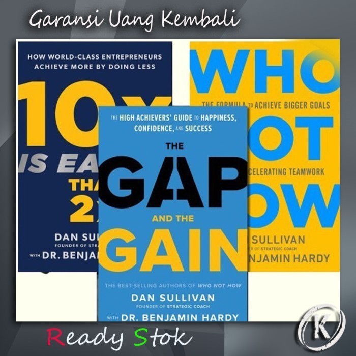 Jual 10x Is Easier Than 2x - Who Not How -The Gap and The Gain by ...