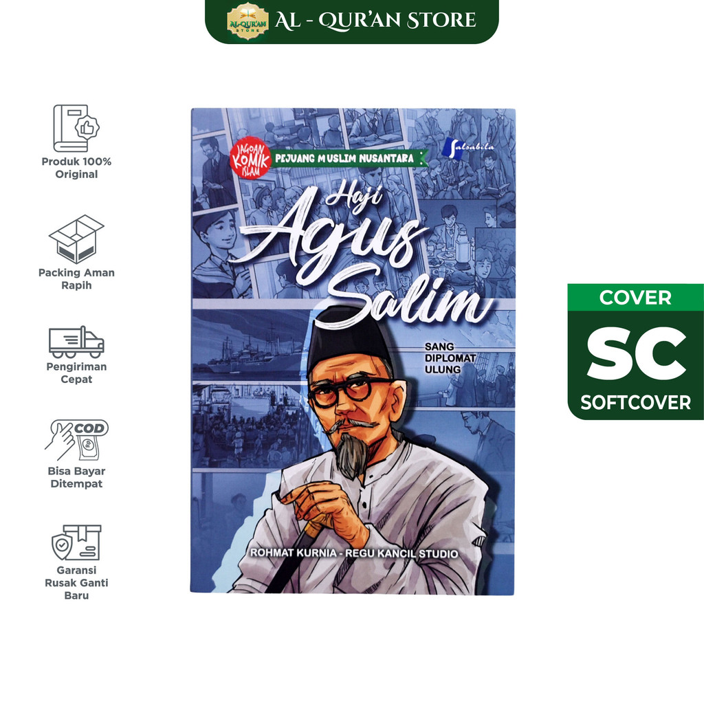 Jual Buku Cerita Anak Islam Komik Haji Agus Salim Sang Diplomat Ulung ...