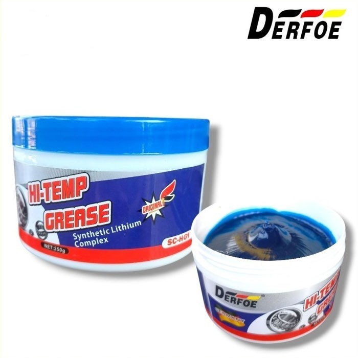 Jual Derfoe HT-3 Blue Hi-Temp Grease Gemuk Pelumas High Temperature ...